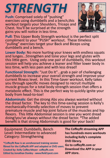 “RAW” Total Body Timesaver – Strength Workout with Kelly Coffee Meyer